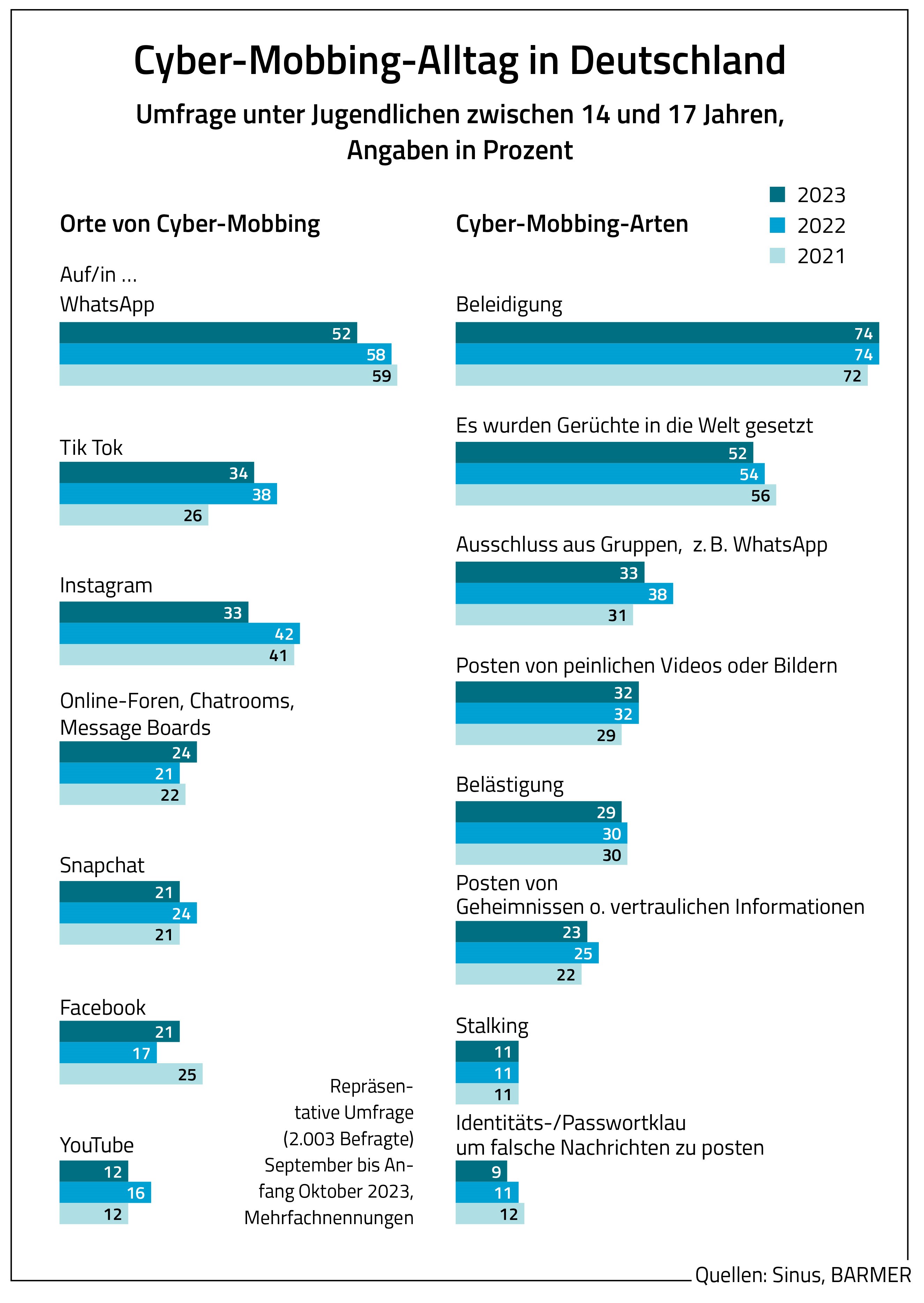 Cyber-Mobbing nimmt immer weiter zu | SINUS-Institut